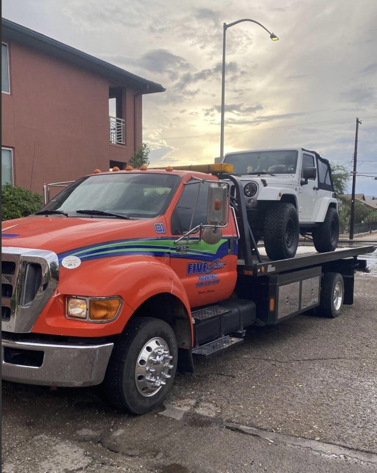 The Best 24/7 Towing in Tucson, AZ - Five Star Towing